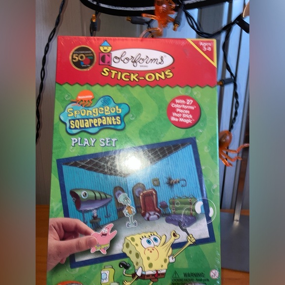 Toys | Spongebob Squarepants Colorforms Play Set Stickons | Poshmark